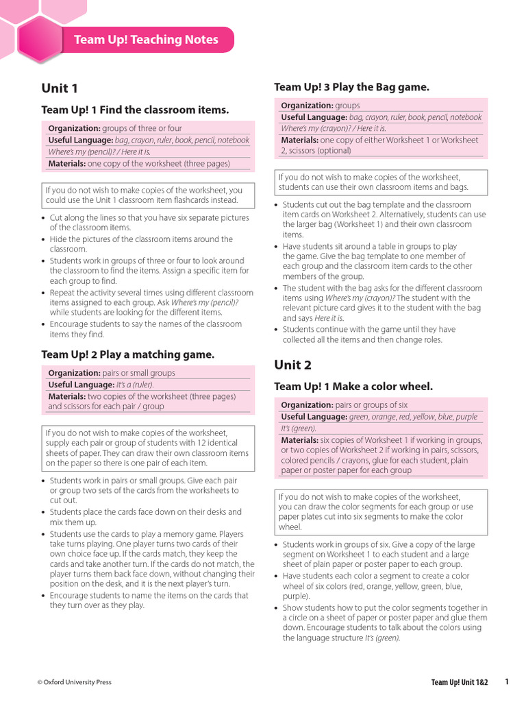 Buzz Classroom Activities Guide | PDF | Classroom