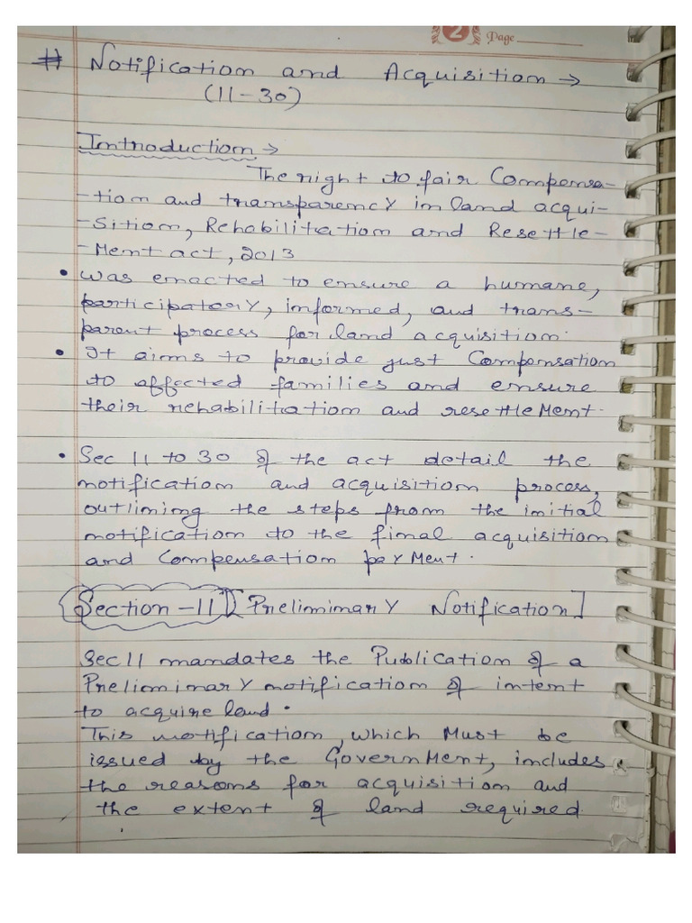 Unit - 1 Notification ND Acquisition | PDF