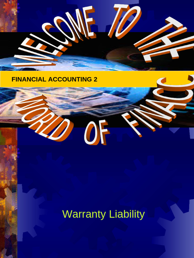 Chapter 3 Warranty Liability | PDF | Expense | Accrual