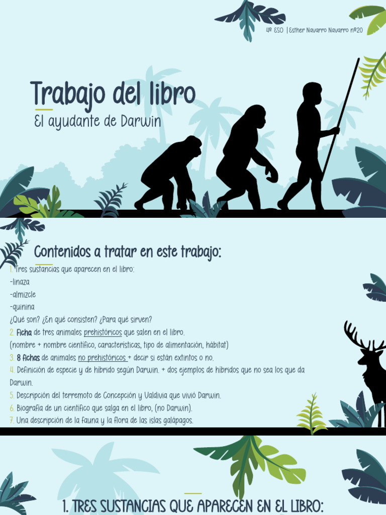 Observaciones de Darwin y su Fauna | PDF | Ciencias sociales | Hogar ...