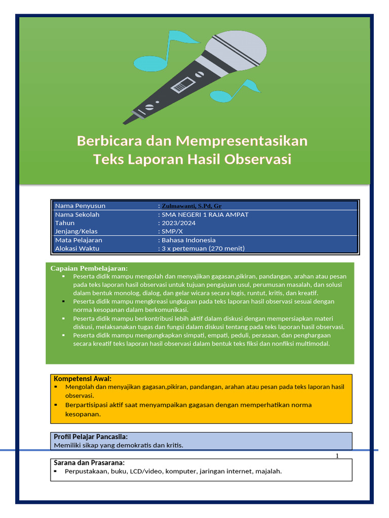 Modul Observasi | PDF
