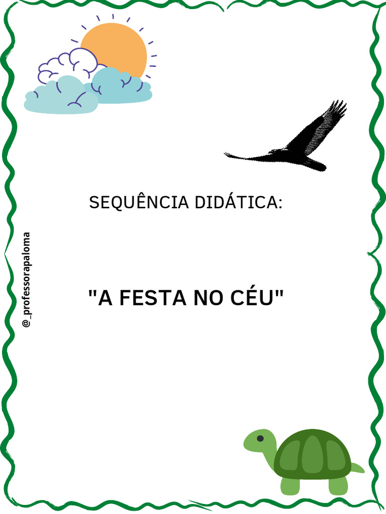 Sequência Didática - A Festa No Céu | PDF