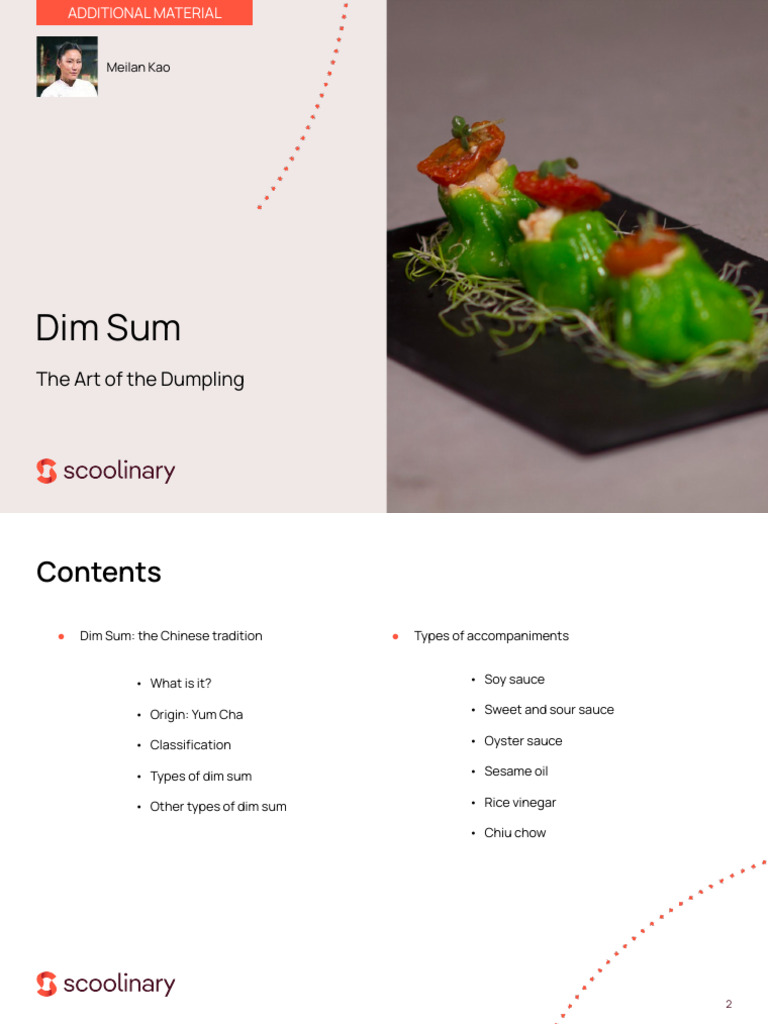 EN_Dim-Sum_-Additional-Material | PDF | Soy Sauce | Chinese Cuisine