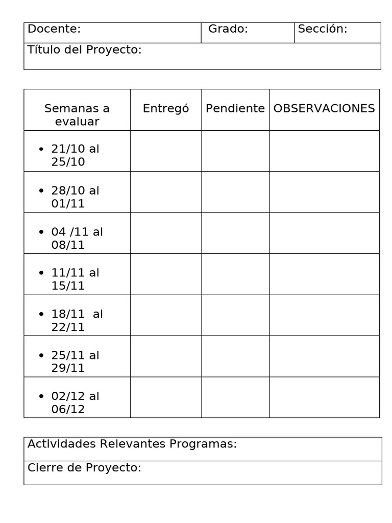 PLANILLA | PDF
