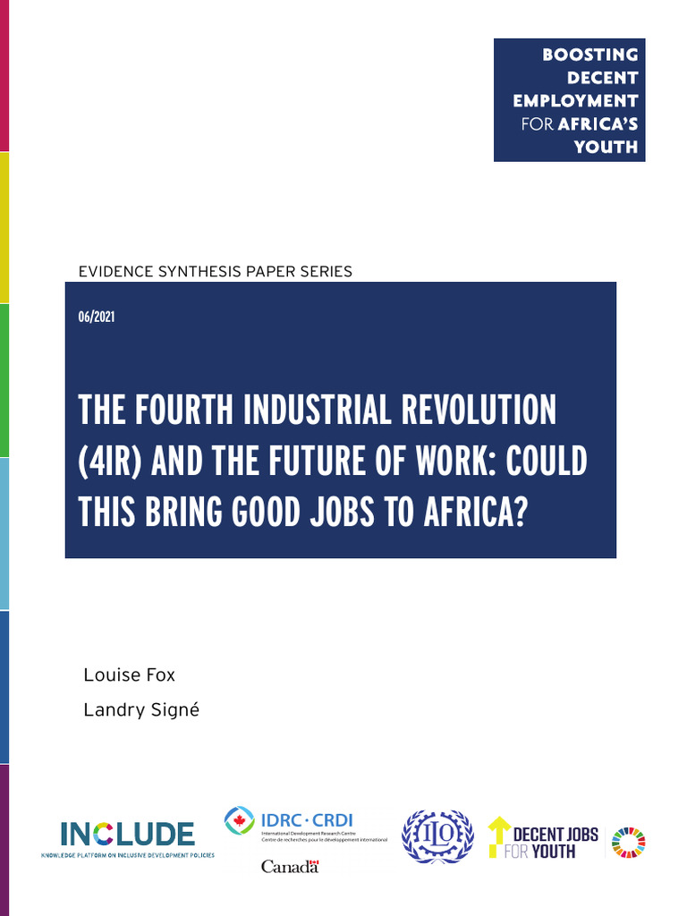 The Fourth Industrial Revolution 4IR and The Future of Work | PDF ...