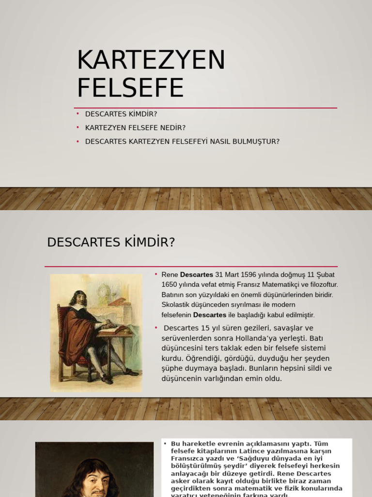 Kartezyen Felsefe | PDF