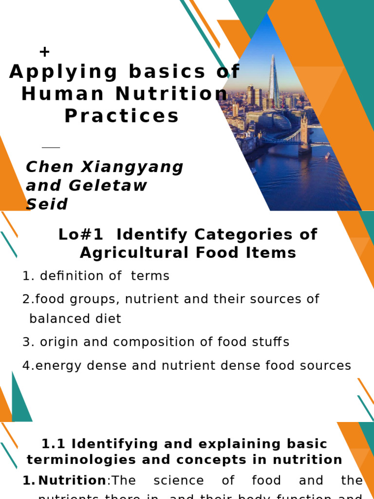 Fundamentals of Human Nutrition Basics | PDF | Nutrients | Fat