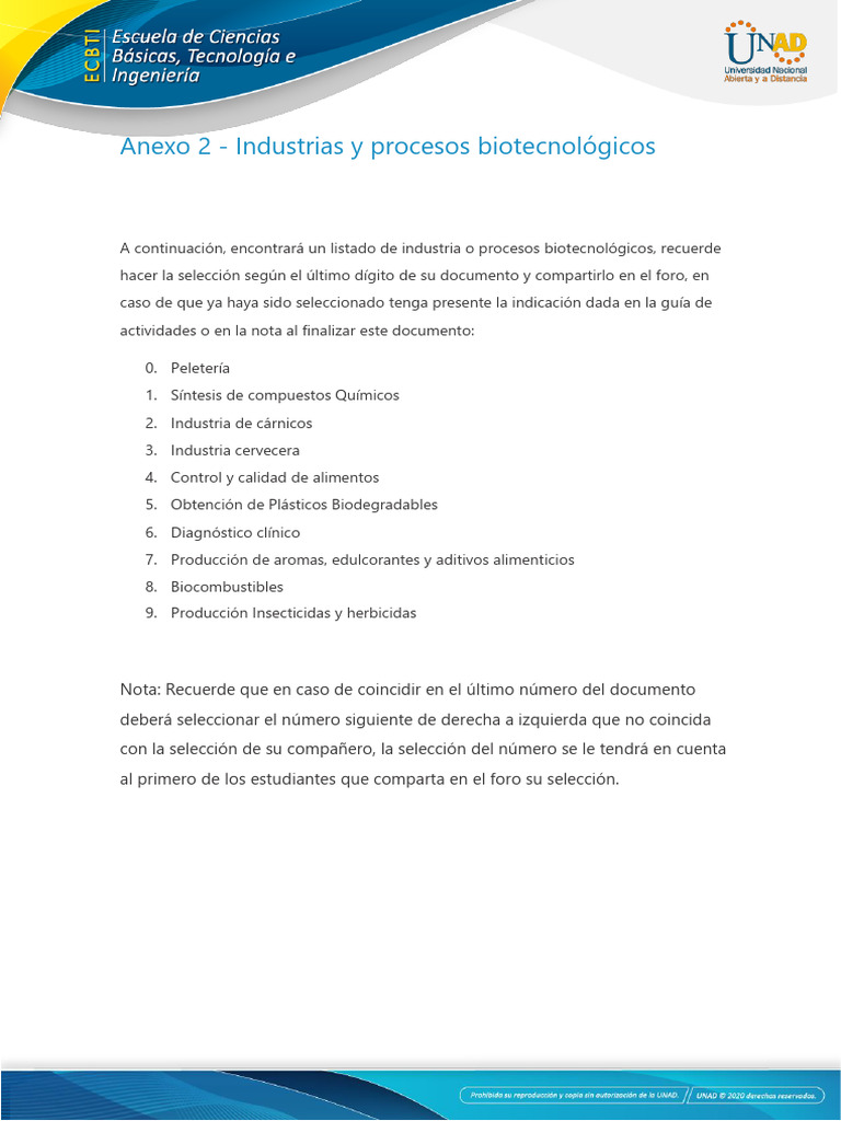 Procesos Biotecnológicos por Industria | PDF