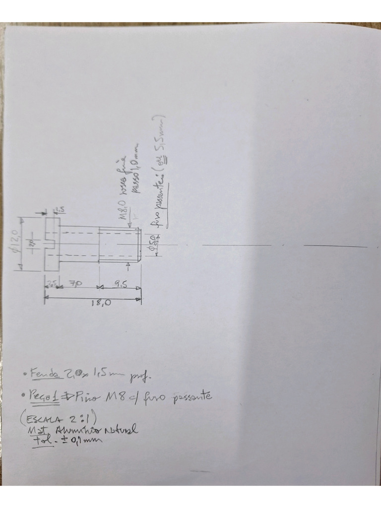 HCP Profono Pino M8 e Bucha Adaptadora | PDF