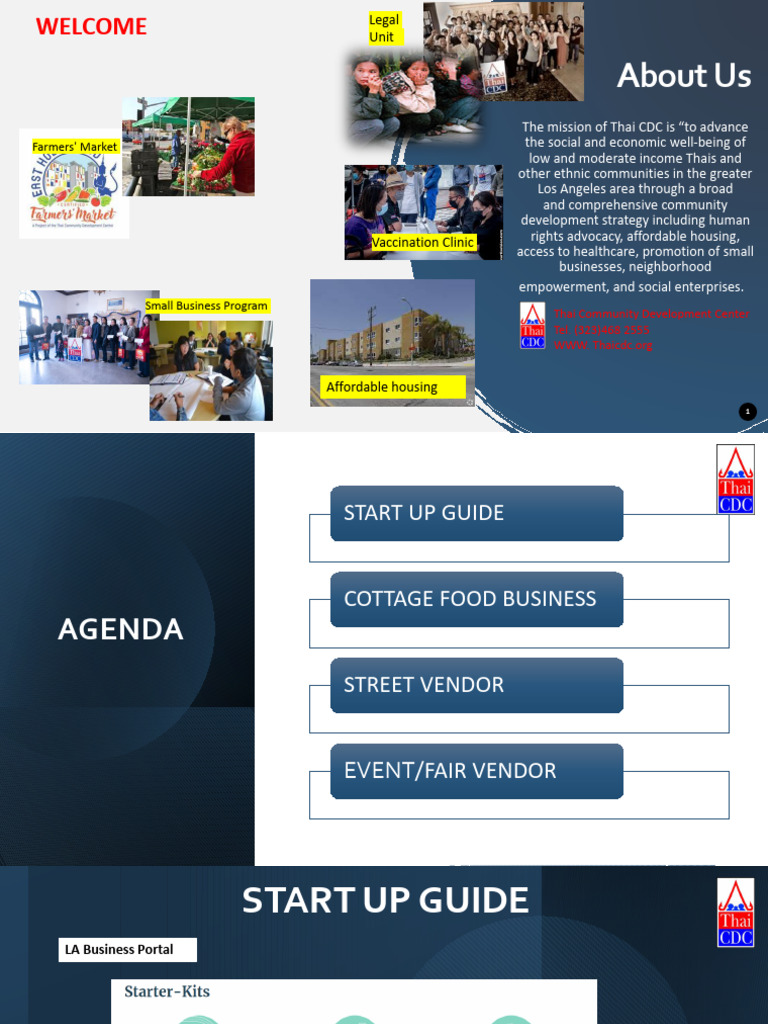 Oct-19 Street Food Vendor Workshop Presentation Webinar | PDF ...