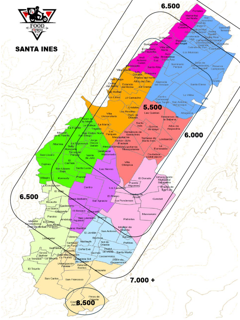 Mapa Tarifas Tunja V2 | PDF