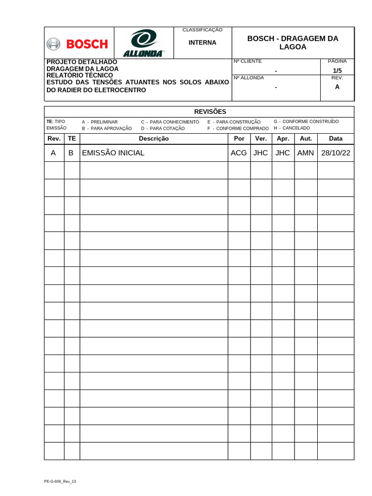 PE-G-606 Padrao Engenharia Documentos Tecnicos Formato Word Rev 13 ...
