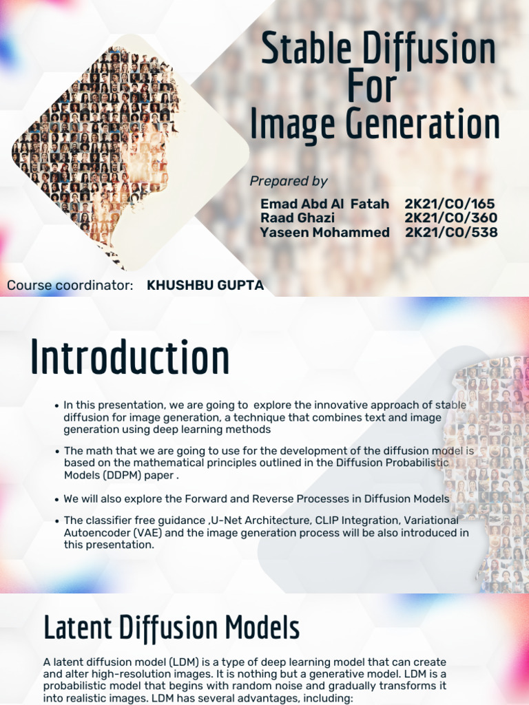 Stable Diffusion For Image Generation | PDF | Probability Distribution ...