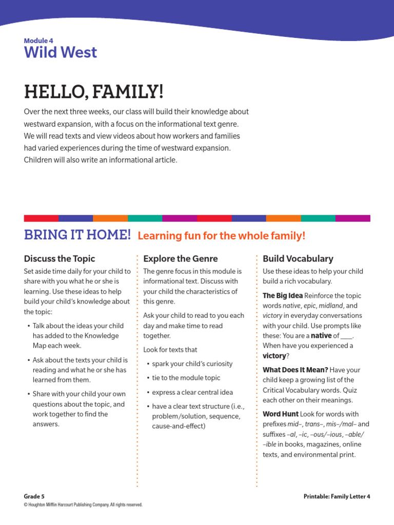 g5 Mod4 Week1 Weeklypractice | PDF | Vocabulary | Reading Comprehension
