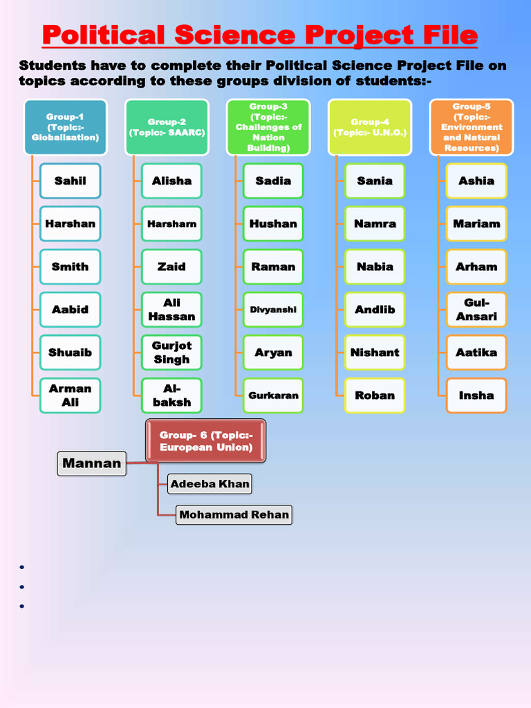 Political Science Project File | PDF