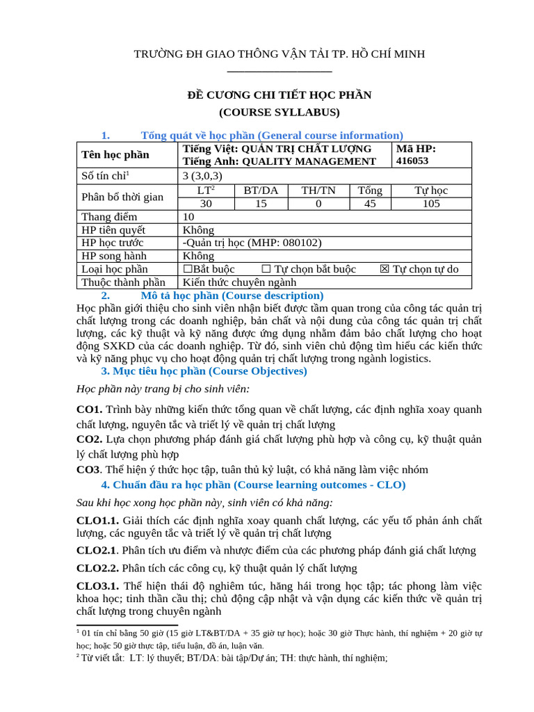 Quan Tri Chat Luong | PDF