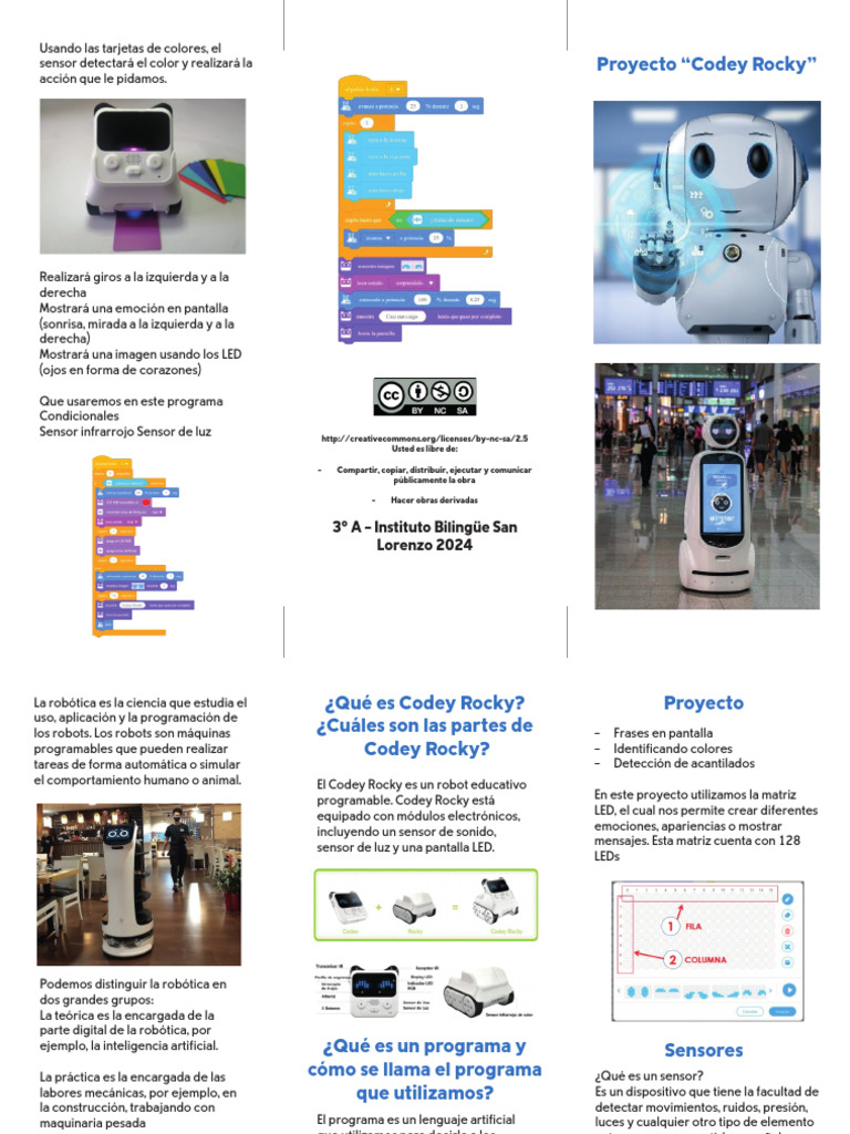 Componentes de Codey Rocky | PDF | Robot | Robótica