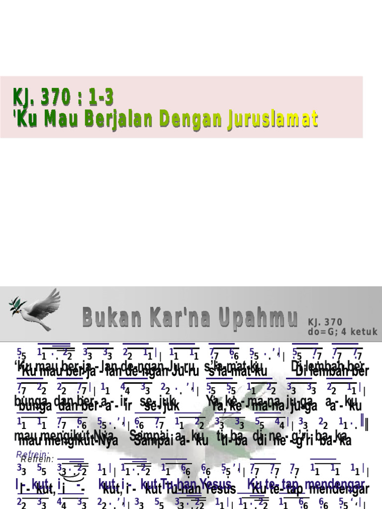 KJ 370 - Ku Mau Berjalan Dengan Juruslamat | PDF | Ouverture (échecs ...