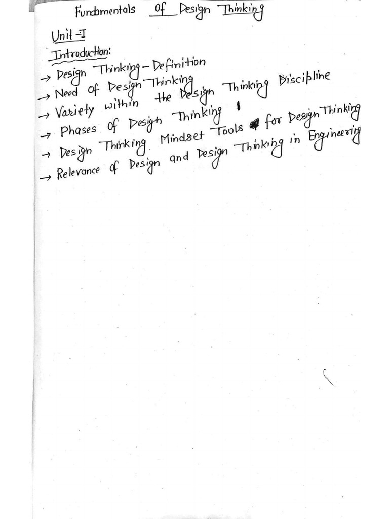 Unit 1 Material | PDF