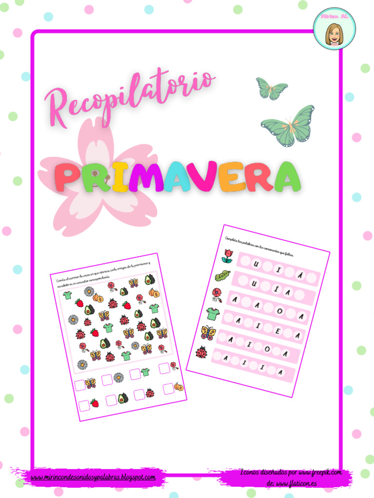Recopilatorio Primavera | PDF | Sílaba | Vocal