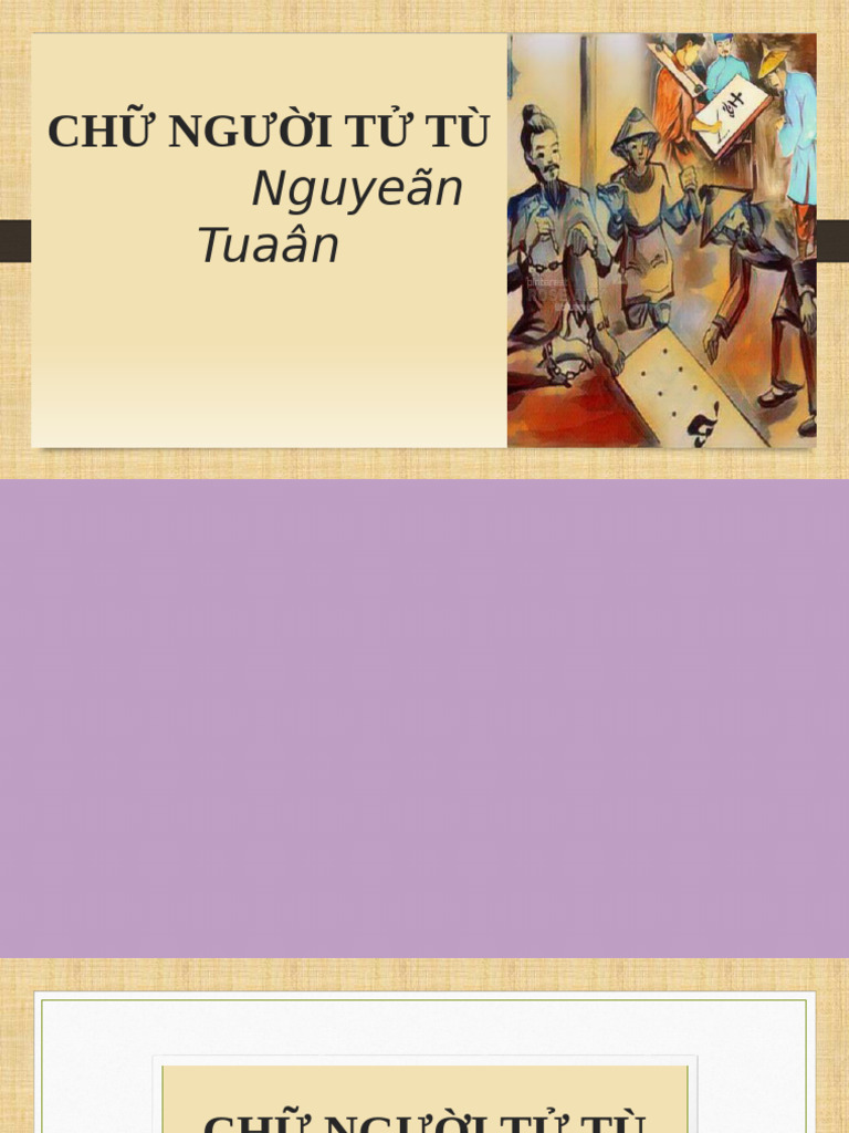 CH Ngư I T Tù: Nguyeãn Tuaân | PDF