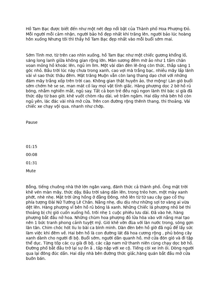 Phong cảnh 1 | PDF