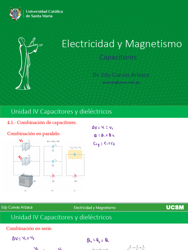 Electricidad Capacitores | PDF