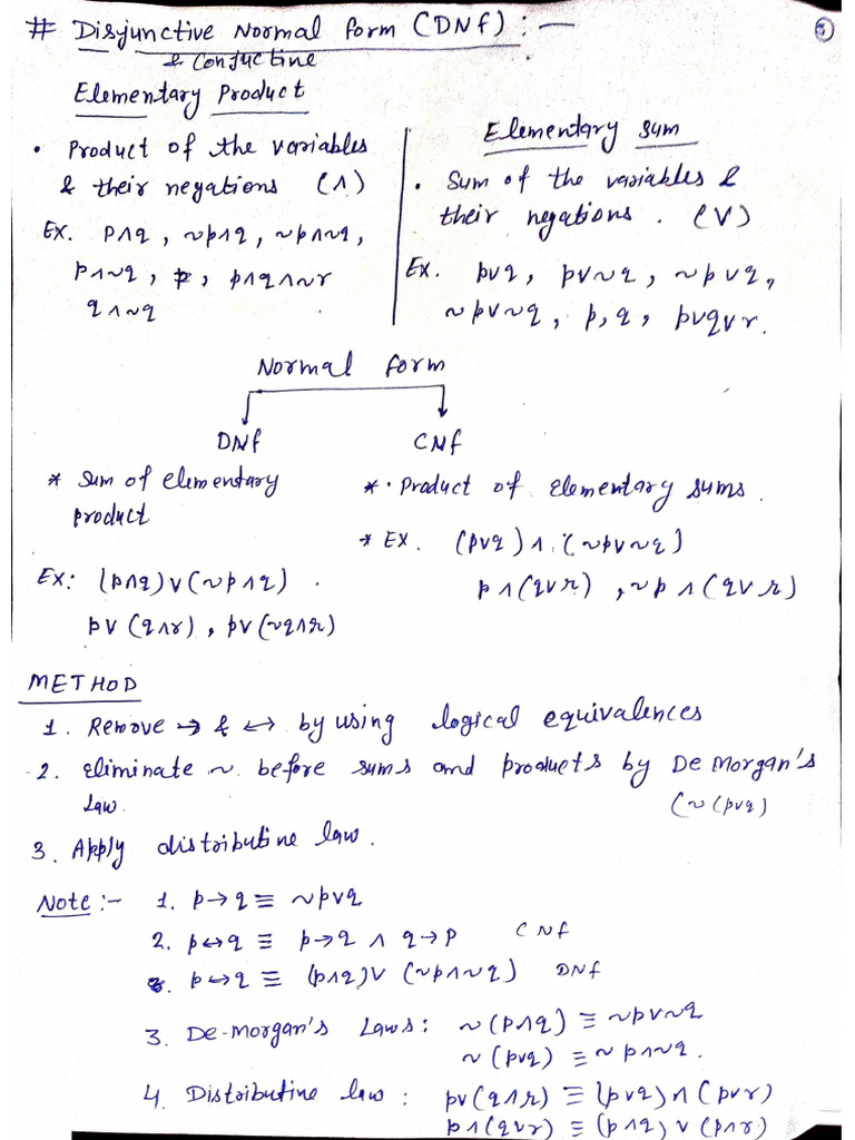 DNF and CNF | PDF