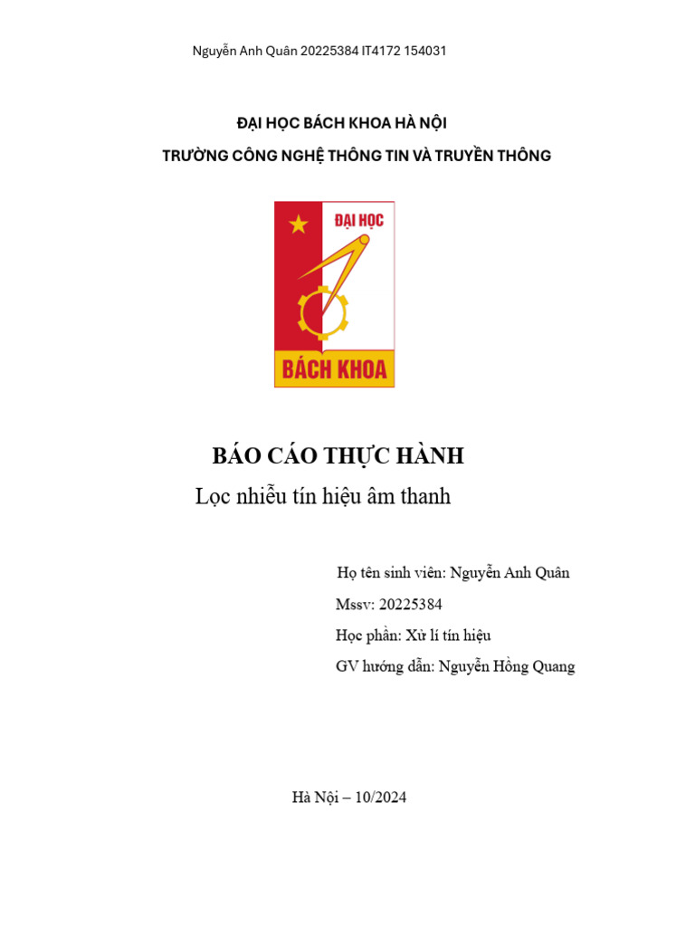 Báo Cáo BTH3 | PDF