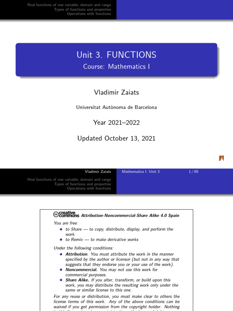 MathsI_Unit_3_21-22-handout | PDF | Function (Mathematics) | Laffer Curve