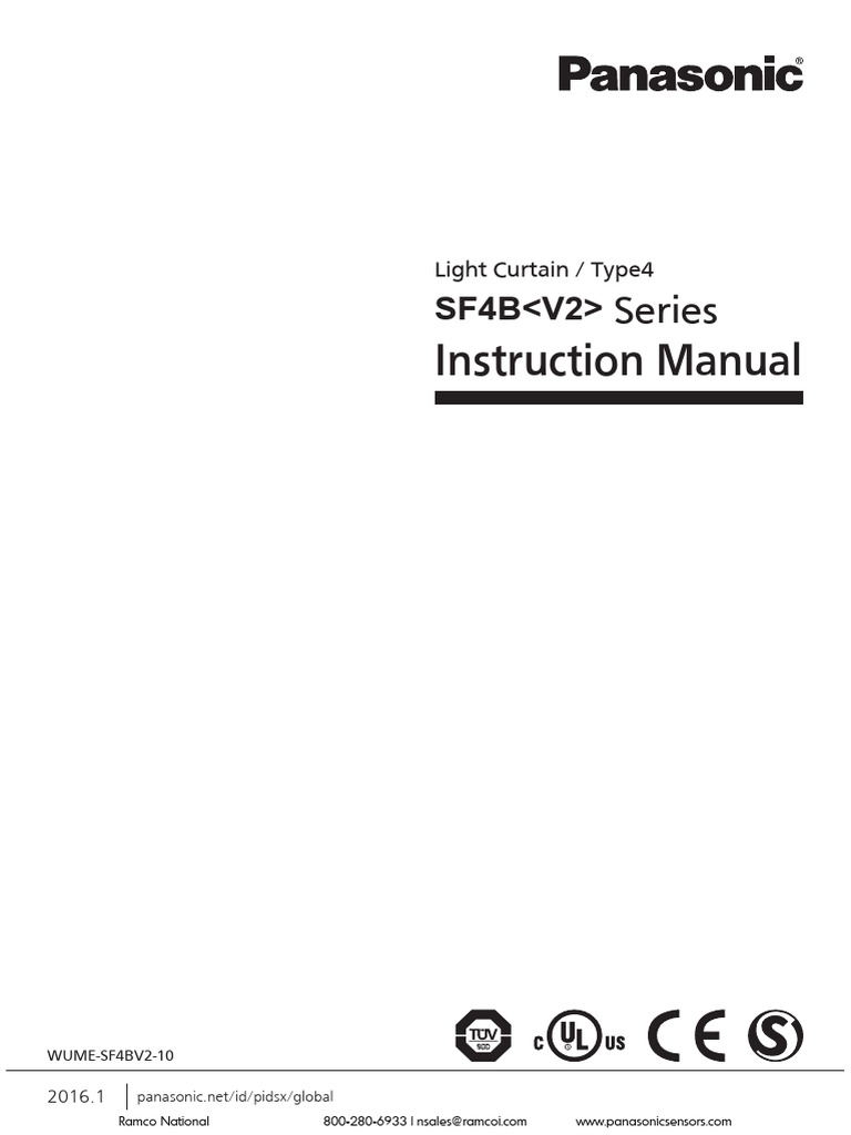 Panasonic Sf4b v2 Series Instruction Manual 3-16 | PDF | Electrical Wiring | Bipolar Junction ...