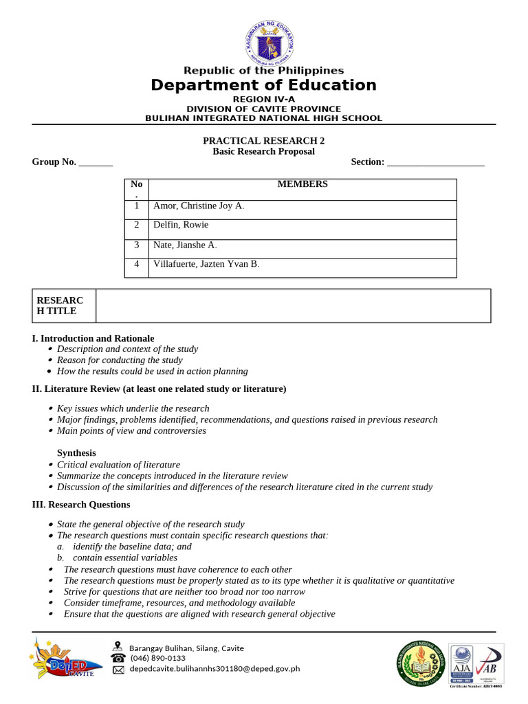 Research-Proposal - PR2 (AutoRecovered) | PDF | Evidence | Scientific Method