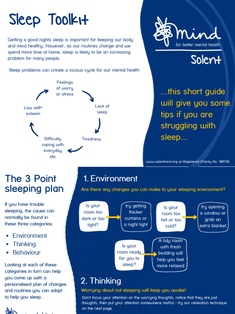 Sleep Toolkit | PDF | Sleep | Psychology