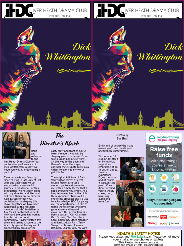 Dick Whittington 2024 - Programme - Online View | PDF | Performing Arts | Theatre