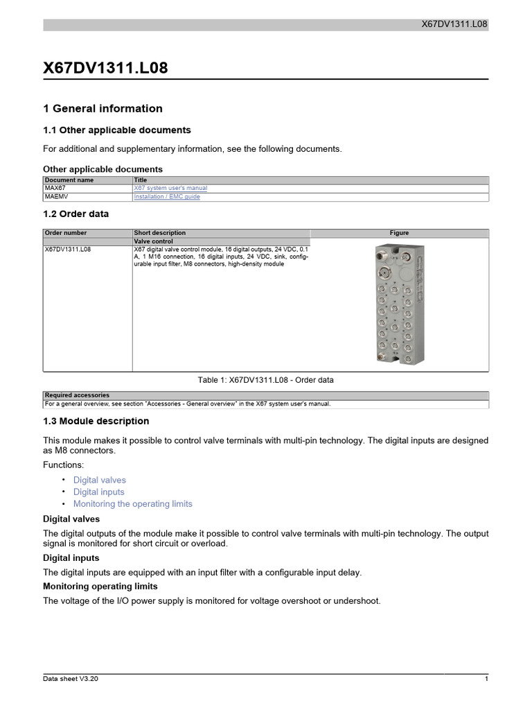 X67DV1311.L08-en V3.20 | PDF | Power Supply | Input/Output