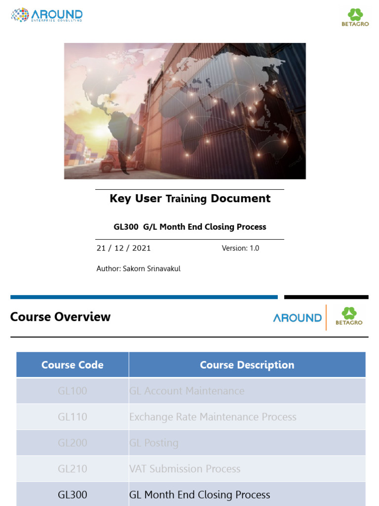 Month End Closing Process SAP S4HANA | PDF | Deferral | Debits And Credits