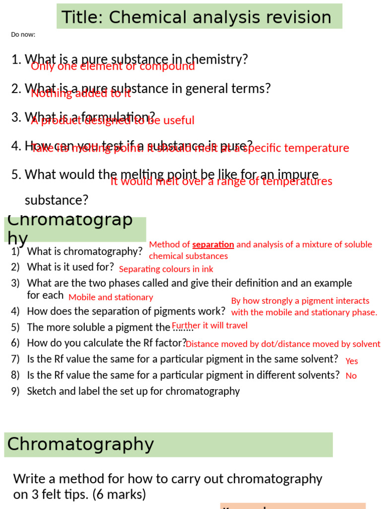 Testing For Ions Revision ACo | PDF | Precipitation (Chemistry ...