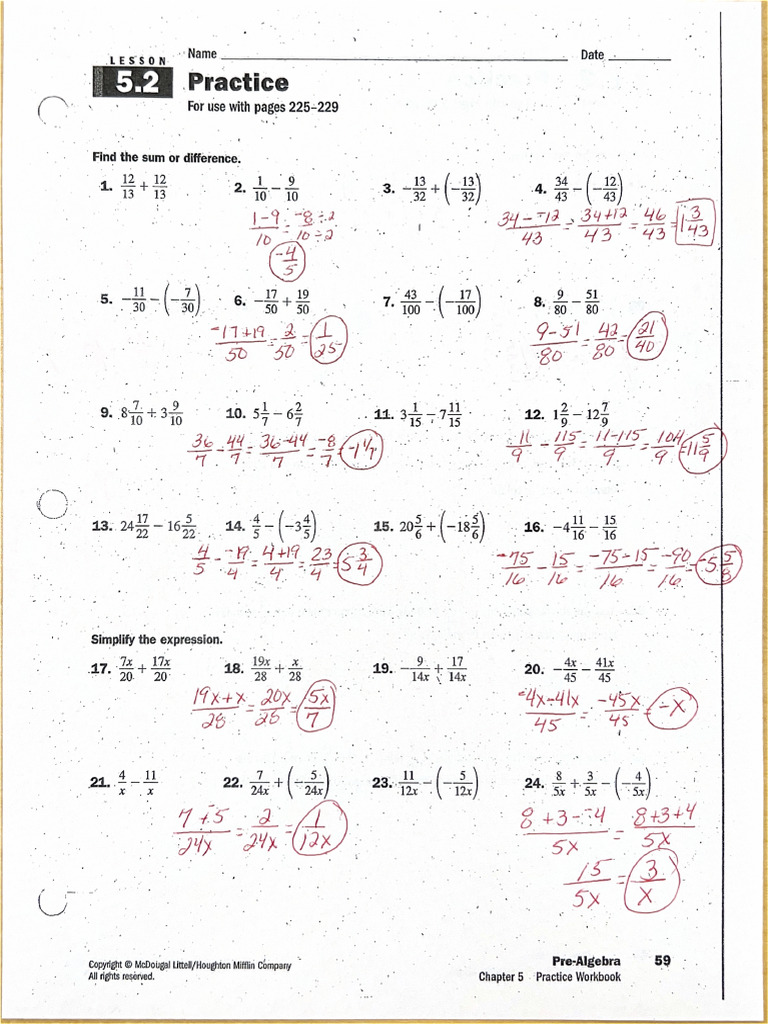 Practice 5-2 Answers Even | PDF