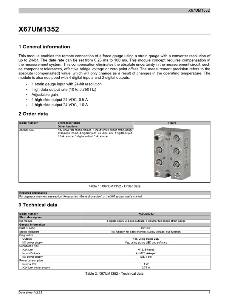 X67UM1352-ENG_V2.32 | PDF | Power Supply | Analog To Digital Converter