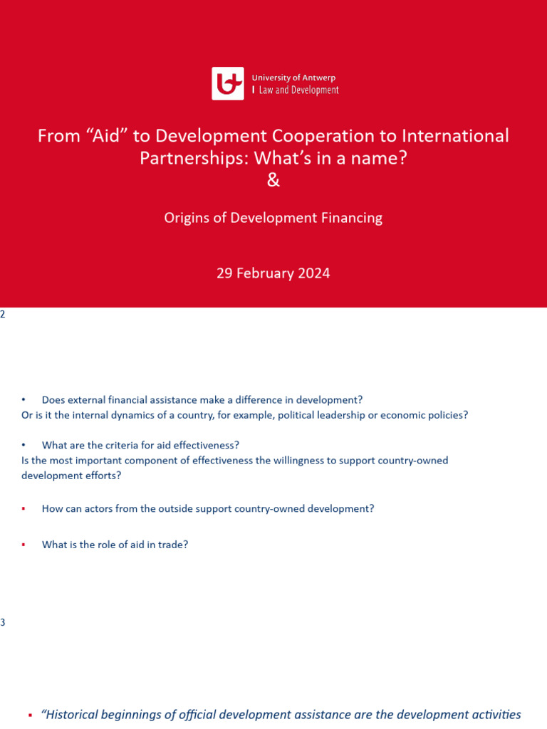 Aid to DevCo to Partnerships | PDF | Official Development Assistance | Development Assistance ...