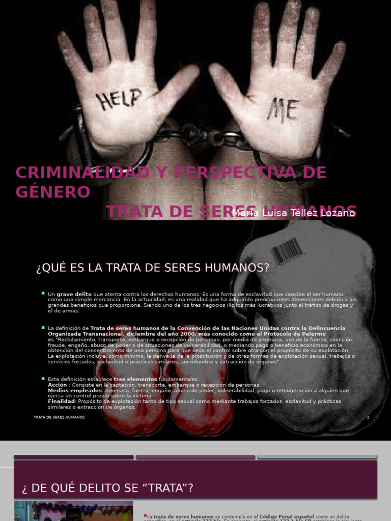 Trata de Seres Humanos | PDF | Trata de personas | Justicia