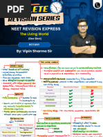 Class 11 Biology Topicwise Notes 2024 25 Chapter 1 the Living World ...