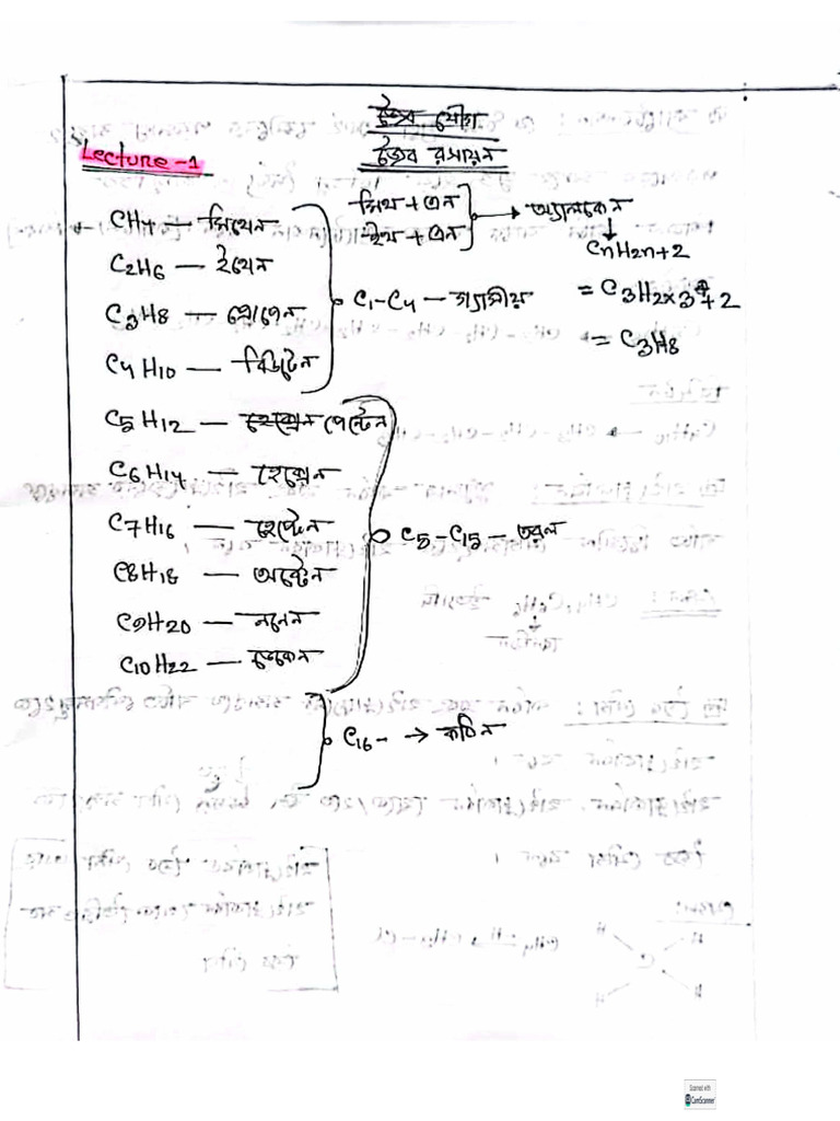 Kibria Sir (Organic Chemistry Note) | PDF