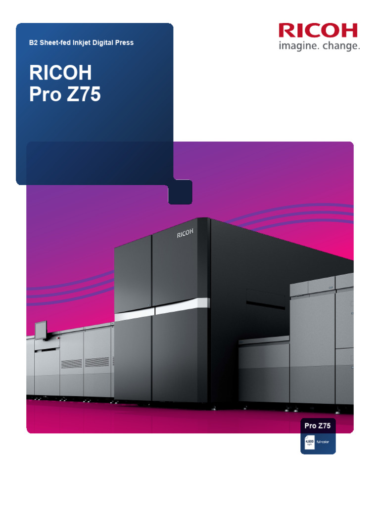 RICOH Pro Z75 Product Brochure | PDF