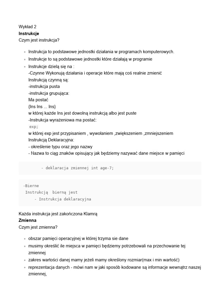 Podstawy Programowania Java | PDF