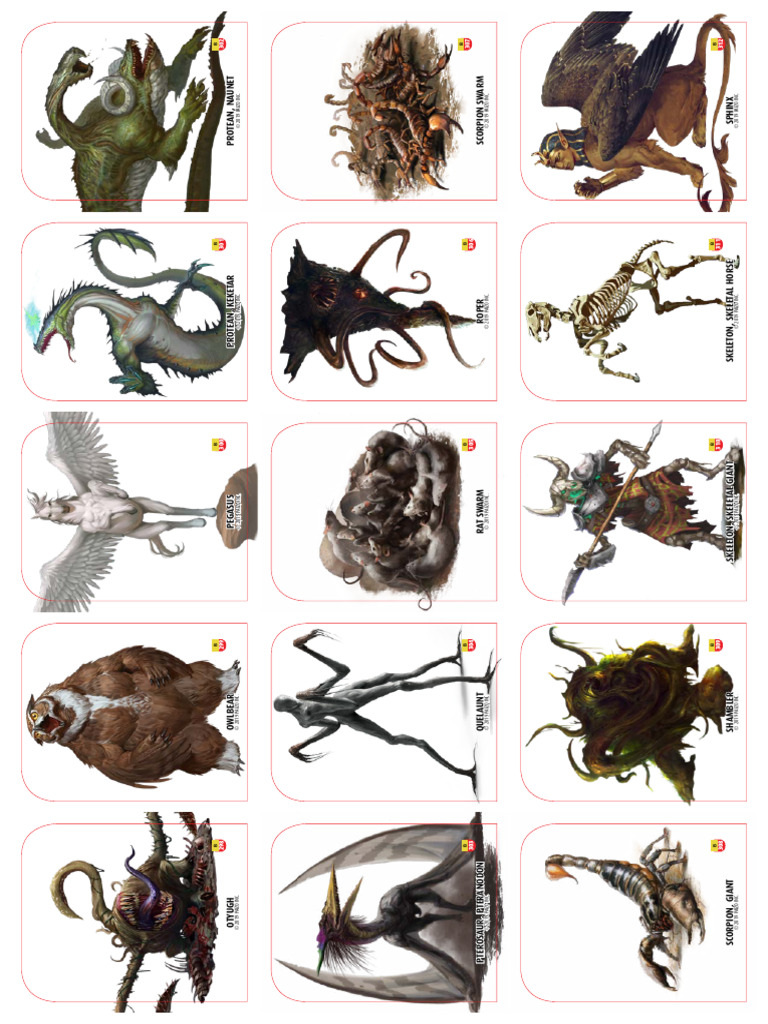 Pathfinder 2E Bestiary Highlights | PDF | D20 System | Fantasy Role ...