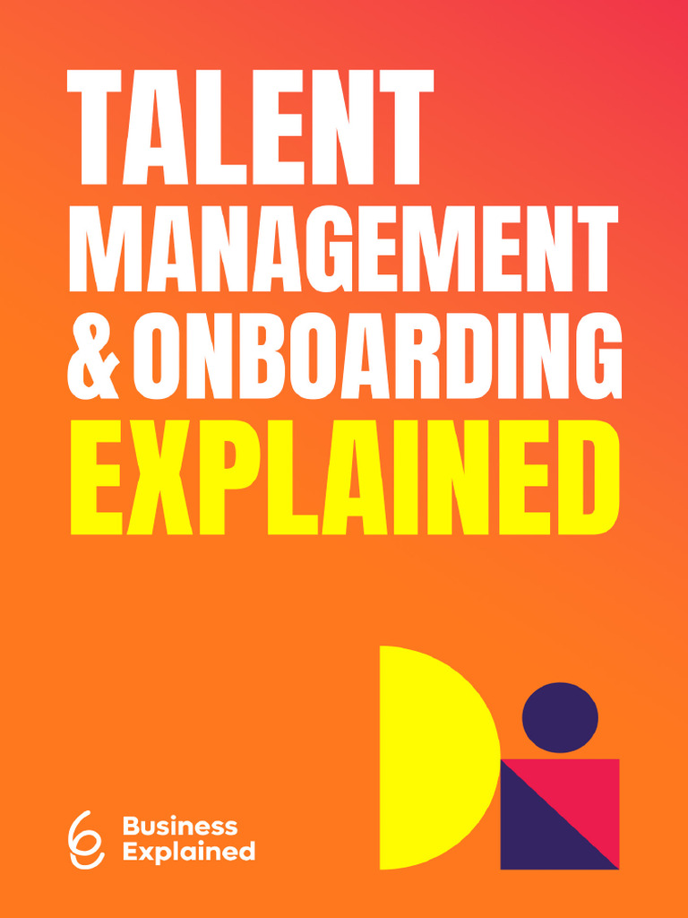Talent Management Onboarding Explained By Business Explained F0yisl