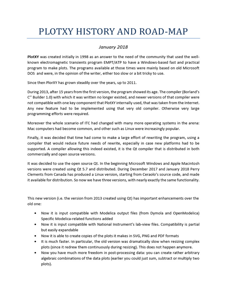 History and Road Map | PDF | Microsoft Windows | Linux