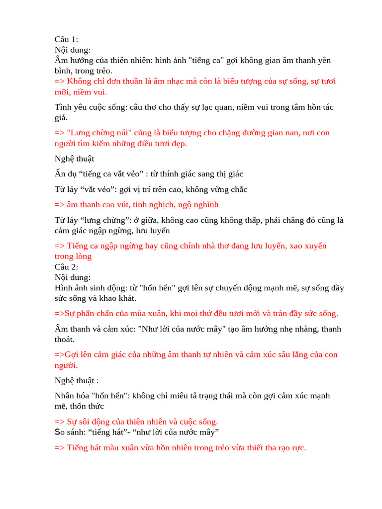 Mùa Xuân Chín | PDF