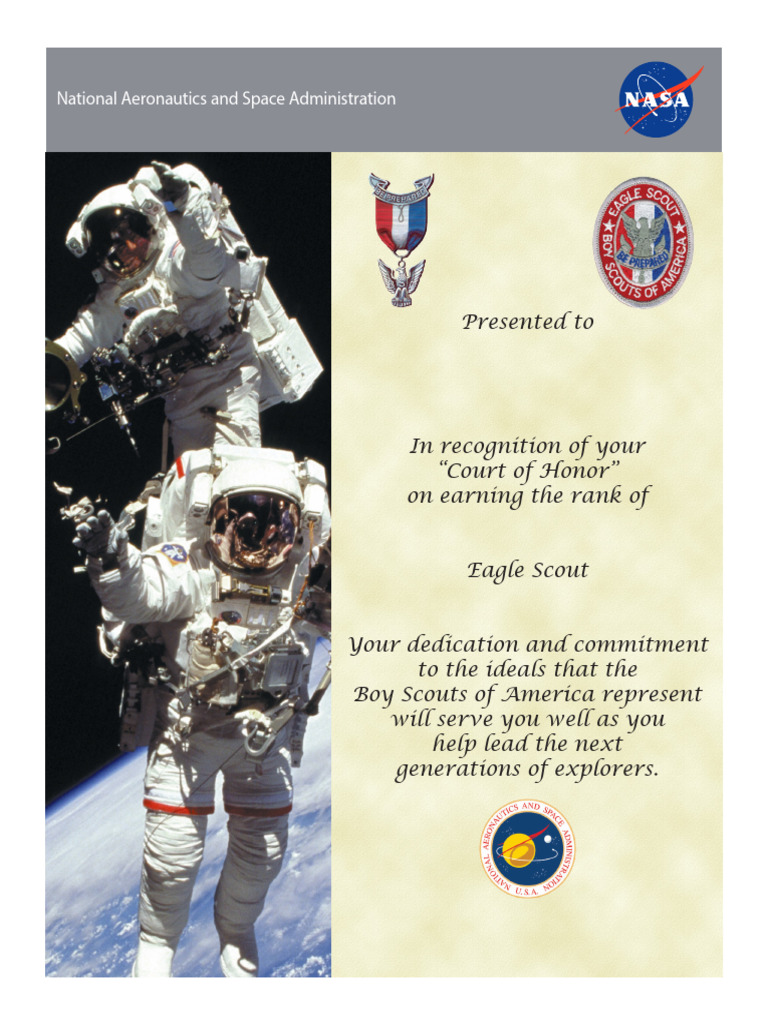 Certificado Pela Nasa | PDF